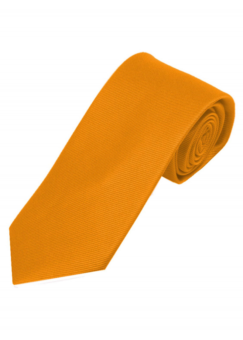 Cravate unie orange cuivré | Cravate.net